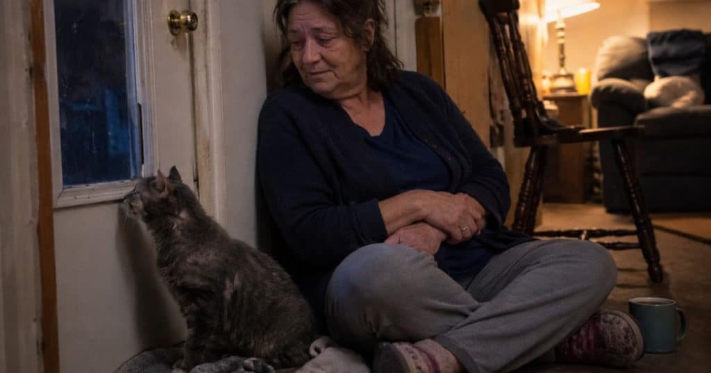 The Old Shelter Cat Who Kept Waiting for a Door That Never Opened ...
